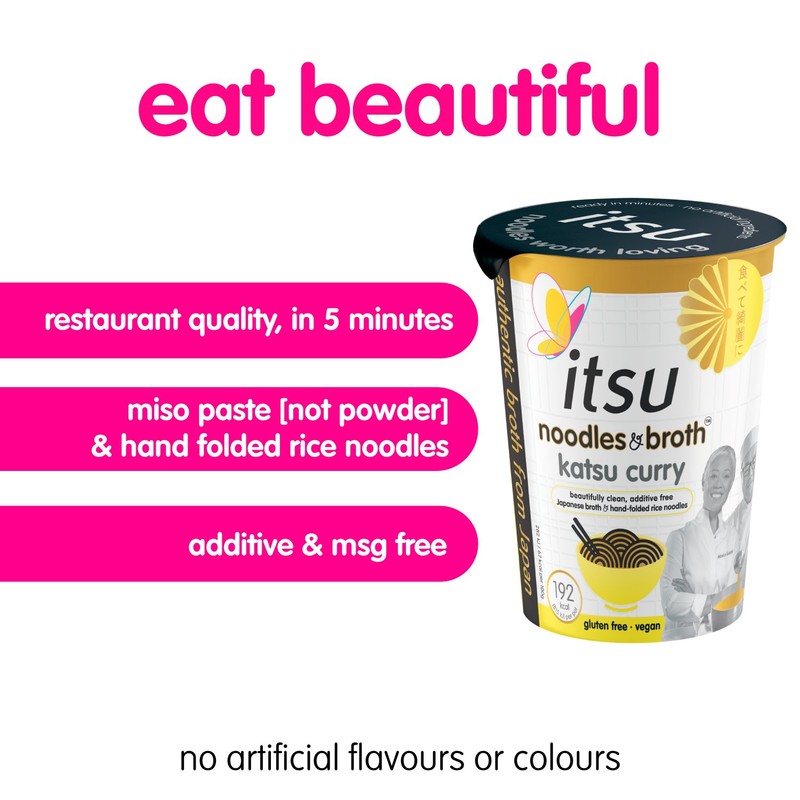 itsu katsu curry instant noodles & broth pot - Ocado
