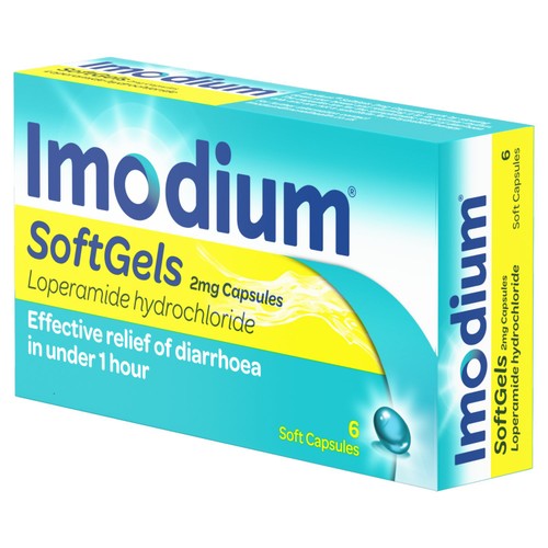Imodium SoftGels 2mg Diarrhoea Relief Capsules - Ocado