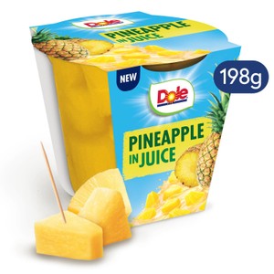 Dole Tropical Gold Pineapple Chunks in Juice Fruit Pot - Ocado