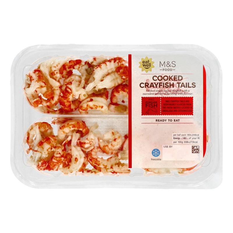 M&S Cooked Crayfish Tails - Ocado