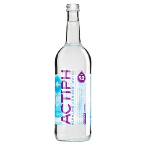 ACTIPH Alkaline Ionised Water Glass Bottle - Ocado