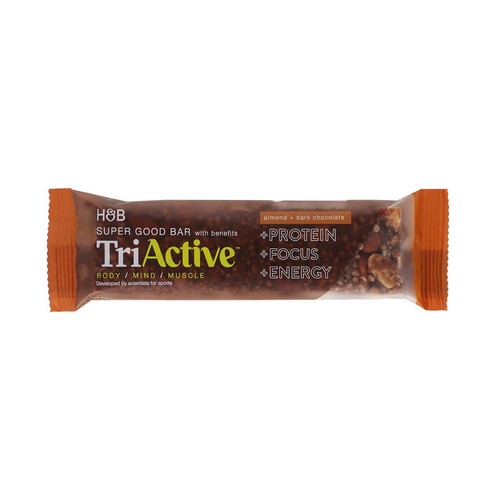 TriActive Super Good Bar "with Benefits" Almond & Dark Chocolate - Ocado