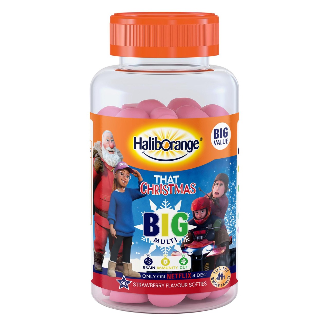 Haliborange BIG Multivitamins Strawberry - Ocado