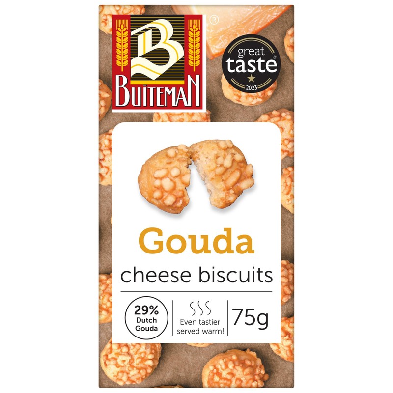 Buiteman Gouda Cheese Biscuit Crumbles - Ocado