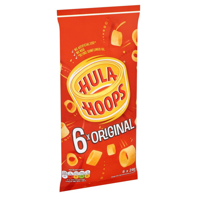 Hula Hoops Original Multipack Crisps Snacks - Ocado