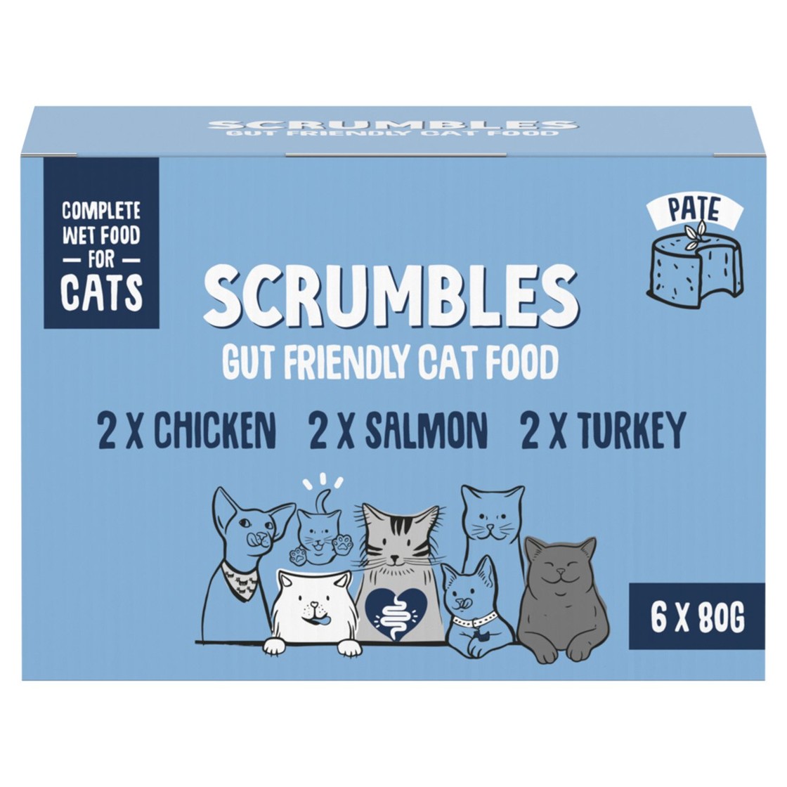 Scrumbles Wet Cat Pate Classic Variety Pack - Ocado