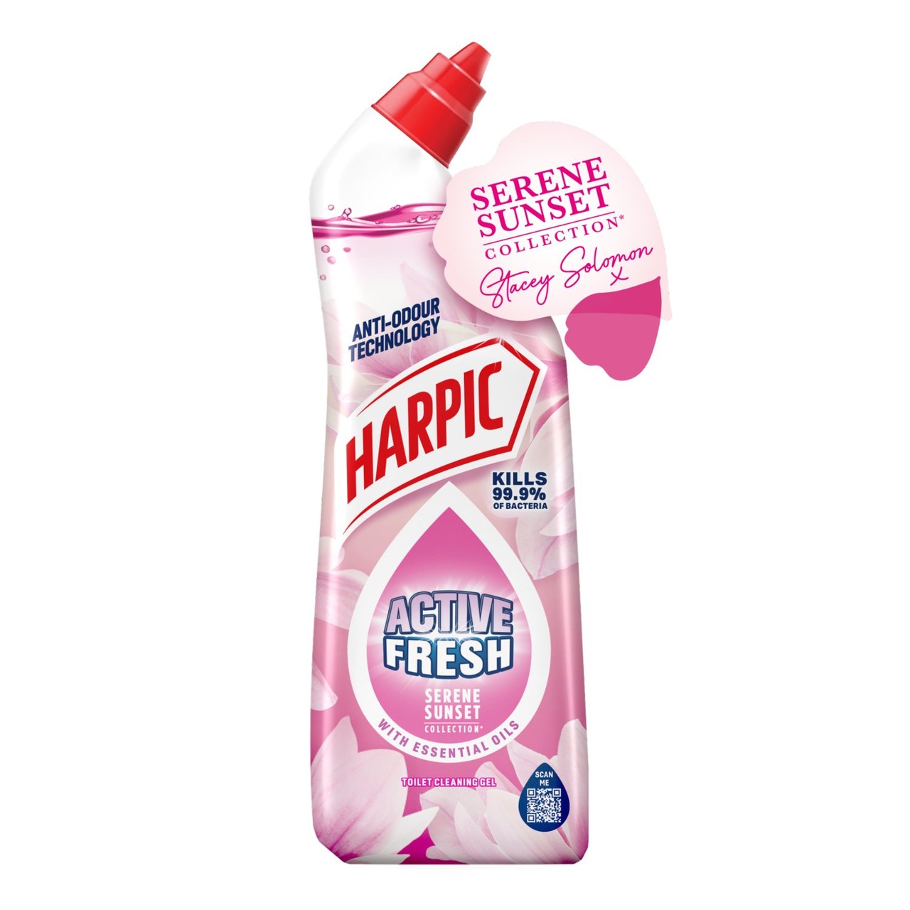 Harpic Active Fresh Pink Blossom Toilet Cleaner Gel - Ocado