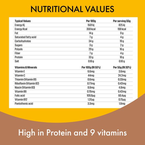 FULFIL White Chocolate Cookies and Cream Vitamin Protein Bar, 55g - Ocado