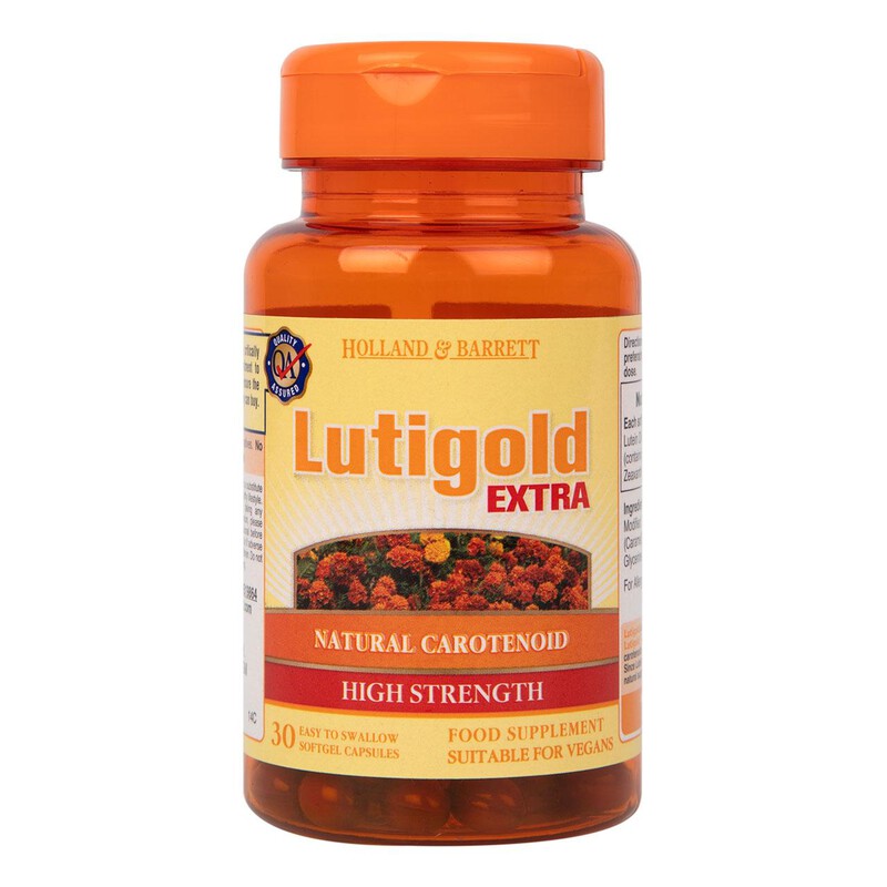 Holland & Barrett Lutigold Extra Lutein 20mg Vegan Capsules - Ocado