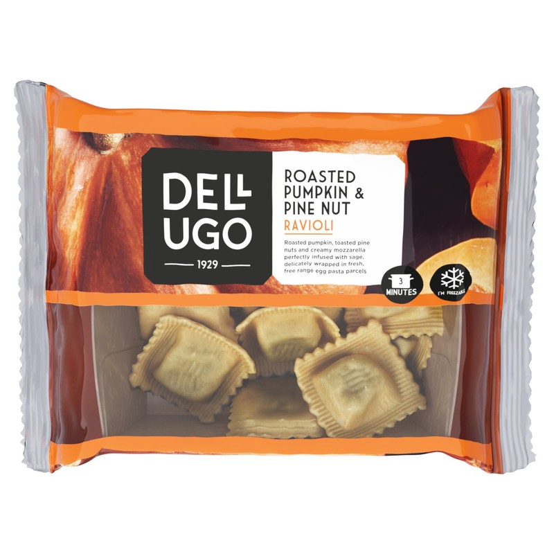 Dell' Ugo Roasted Pumpkin and Pinenut Ravioli - Ocado