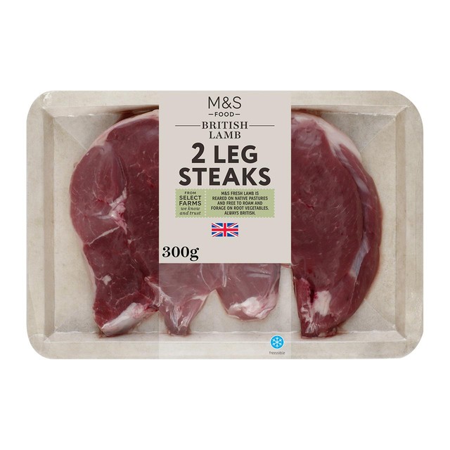 M&S 2 Lamb Leg Steaks - Ocado