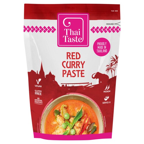 Thai Taste Red Curry Paste in Pouch - Ocado