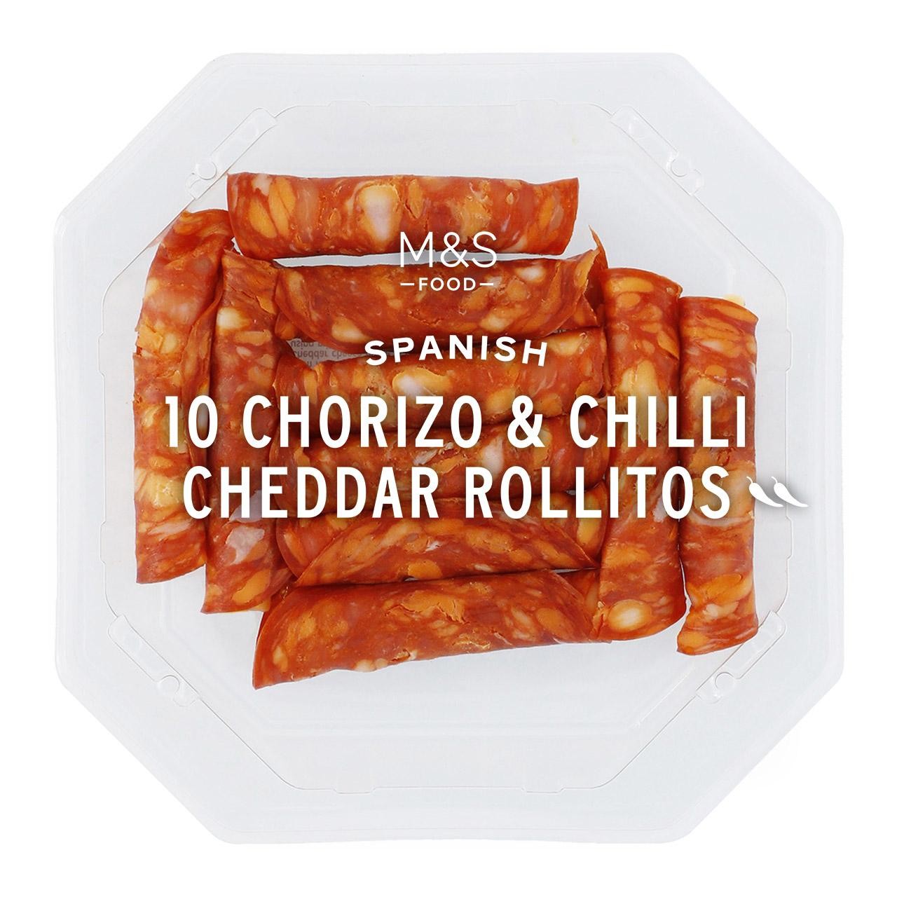 M&S Chorizo & Chilli Cheddar Rollitos - Ocado