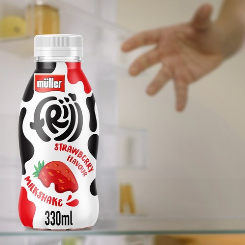 Muller Frijj Strawberry Milkshake - Ocado