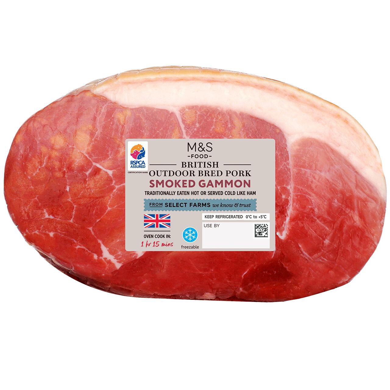 M&S British Outdoor Bred Smoked Gammon - Ocado