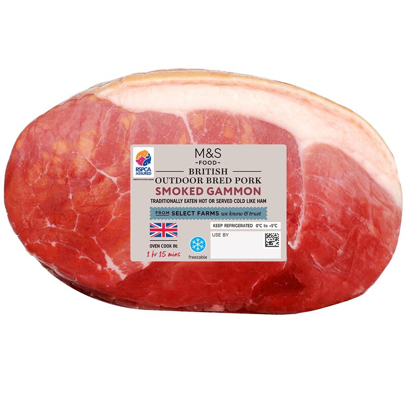 M&S British Outdoor Bred Smoked Gammon - Ocado