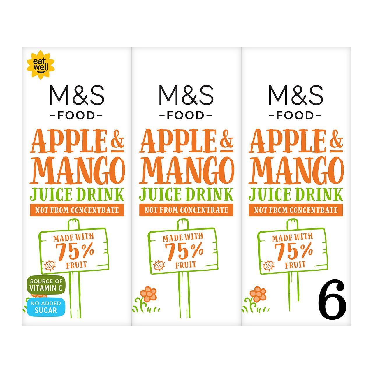 M&S Apple & Mango Juice Drink - Ocado
