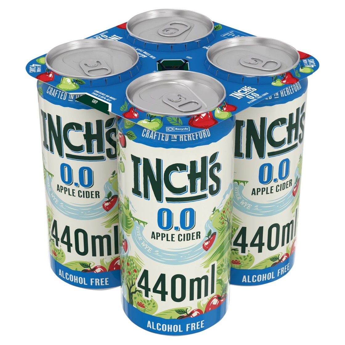 Inch's 0.0 Medium Apple Alcohol Free Cider Can - Ocado