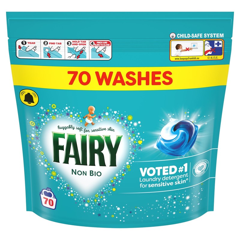 Fairy Non Bio Pods Washing Capsules 70 Washes - Ocado