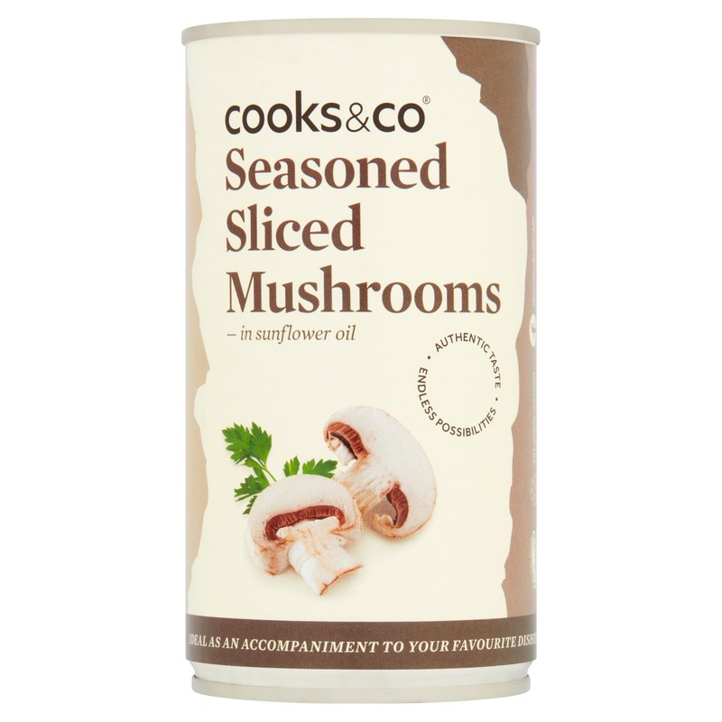 Cooks & Co Seasoned Sliced Mushrooms - Ocado
