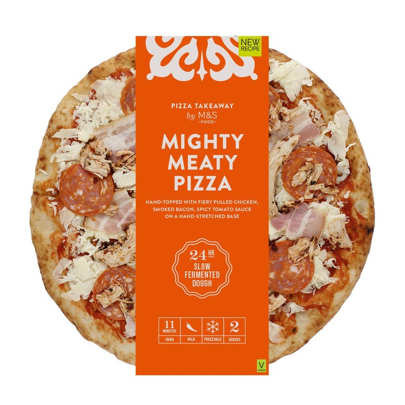 M&S Mighty Meaty Woodfired & Stonebaked Pizza - Ocado