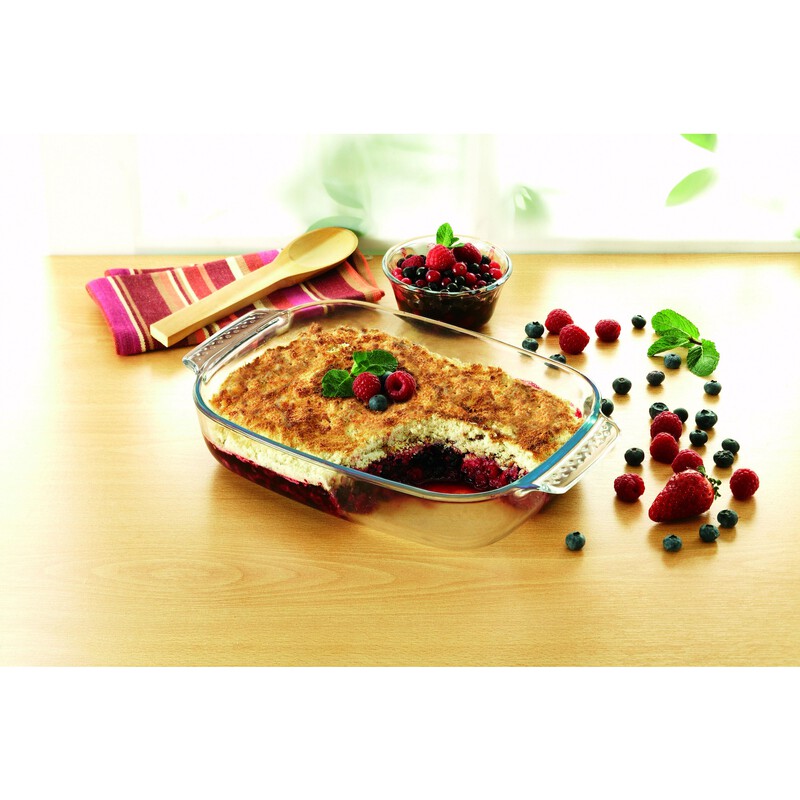 Pyrex Classic 2 Piece Rectangular Roaster Set - Ocado