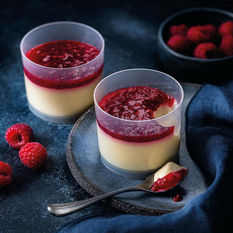 M&S Collection Raspberry & Vanilla Panna Cotta - Ocado