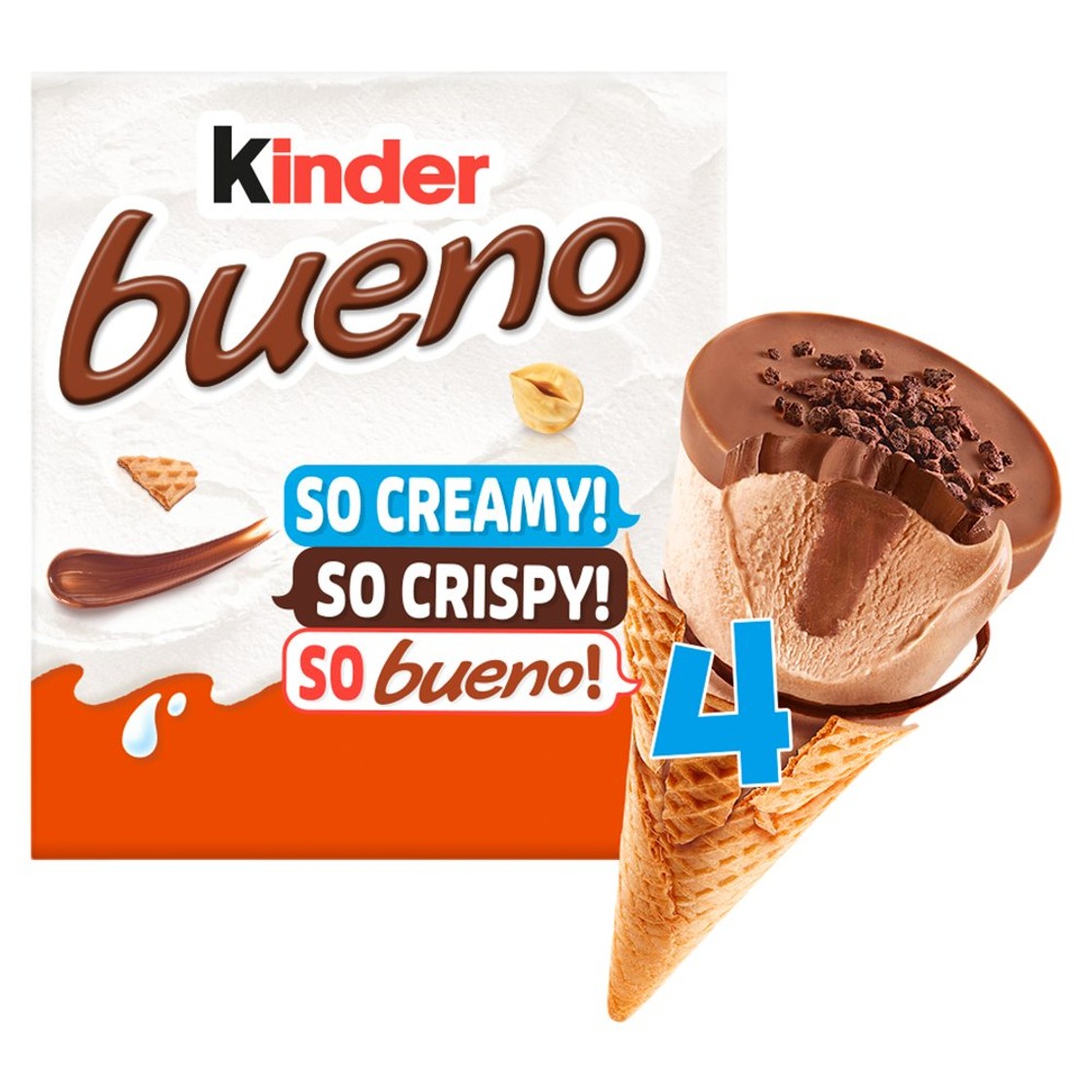 Kinder Bueno Milk Chocolate Cones - Ocado