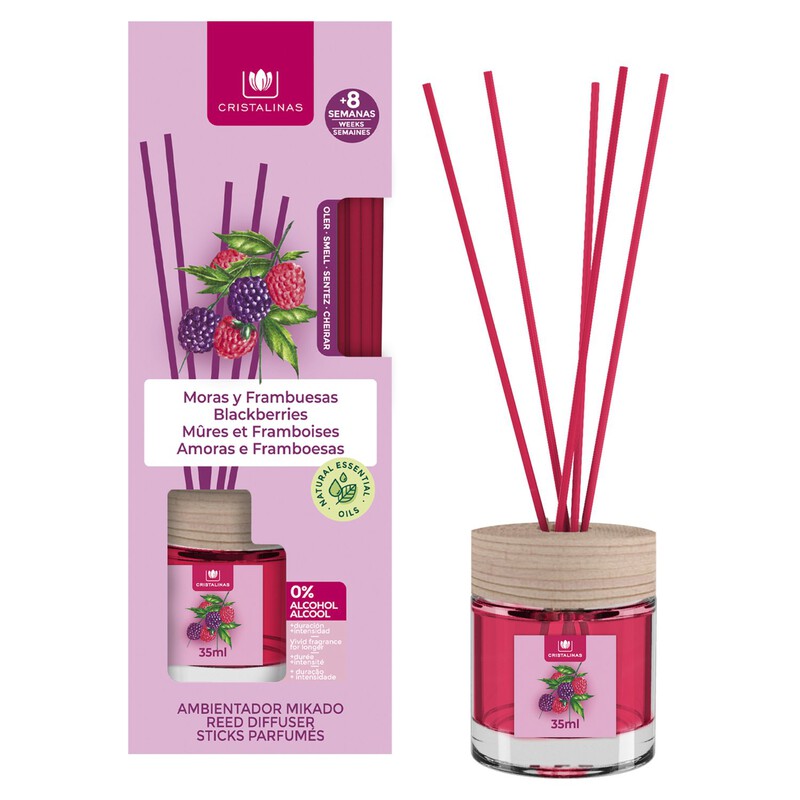 Cristalinas Reed Diffuser Blackberries - Ocado