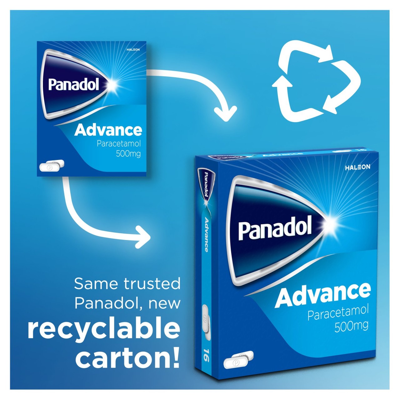 Panadol Advance Paracetamol Pain Killers 500mg Tablets - Ocado