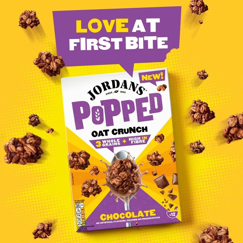 Jordans Popped Oat Crunch Chocolate Breakfast Cereal - Ocado