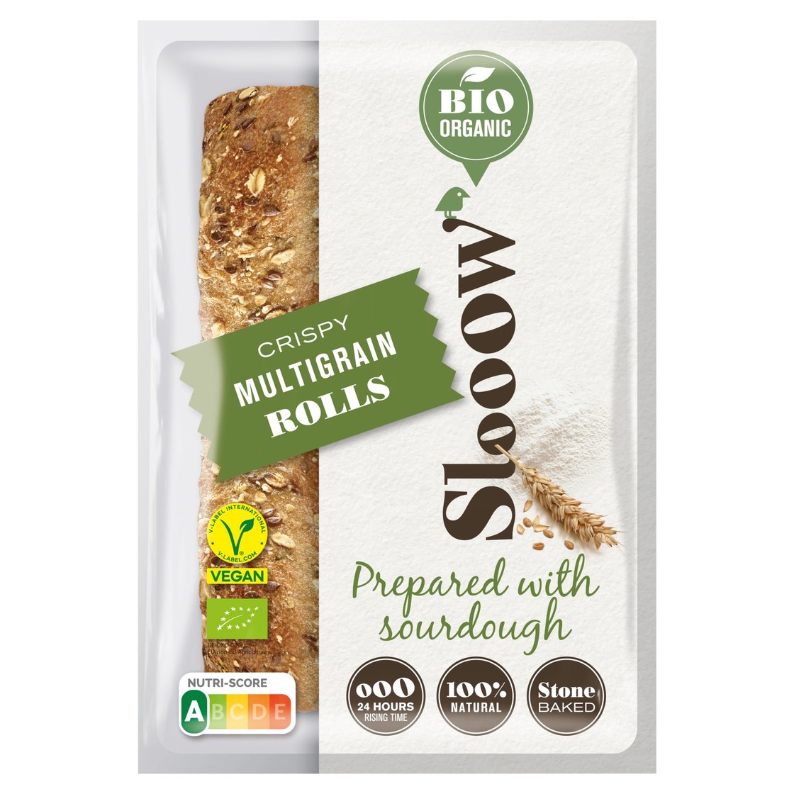 SlooOW Crispy Multigrain Bake at Home Rolls - Ocado