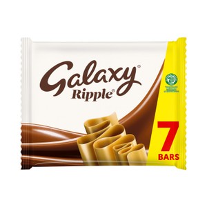 Galaxy Ripple Chocolate Bars Multipack 7x30g - Ocado