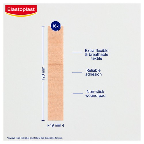 Elastoplast Finger Strips Extra Fleixble Plasters 16s - Ocado