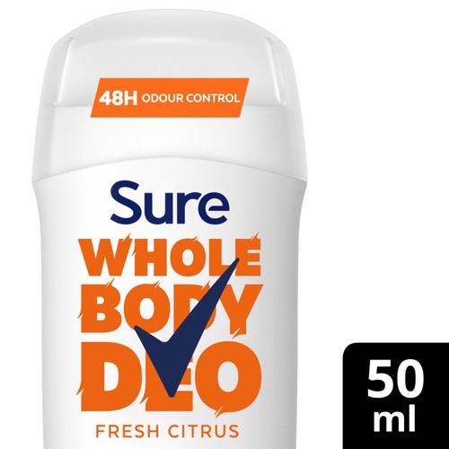 Sure Women Whole Body Fresh Citrus Deodorant Stick - Ocado