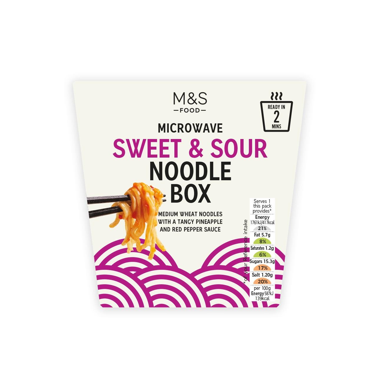 M&S Sweet & Sour Noodle Box - Ocado