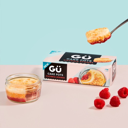 Gu Victoria Sponge Cake Pots - Ocado