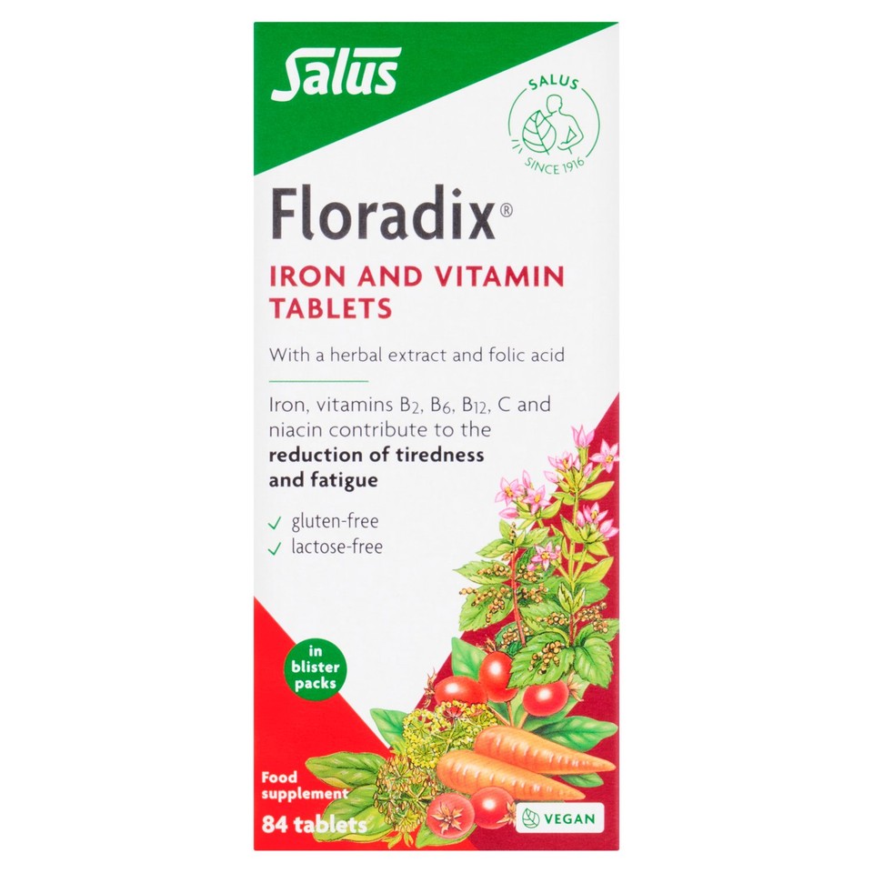 Floradix Iron and Vitamin Tablets - Ocado