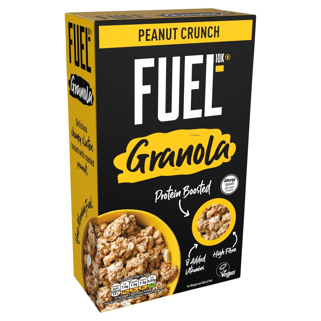 FUEL 10K Peanut Crunch Protein Granola Breakfast Cereal - Ocado