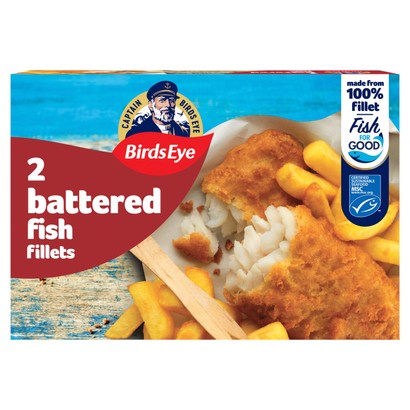 Birds Eye 2 MSC Battered Fish Fillets - Ocado