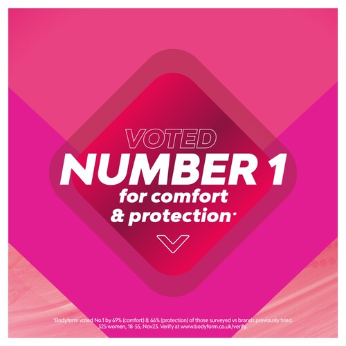Bodyform Dailies Extra Protection Long Panty Liners - Ocado