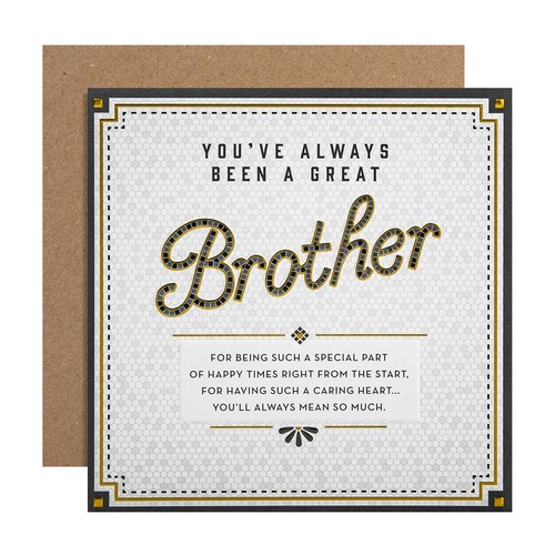 M&S Always Been Great Brother Birthday Card - Ocado