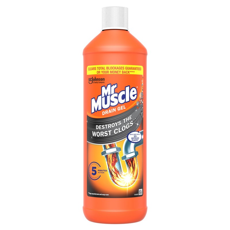 Mr Muscle Power Gel Drain Unblocker - Ocado