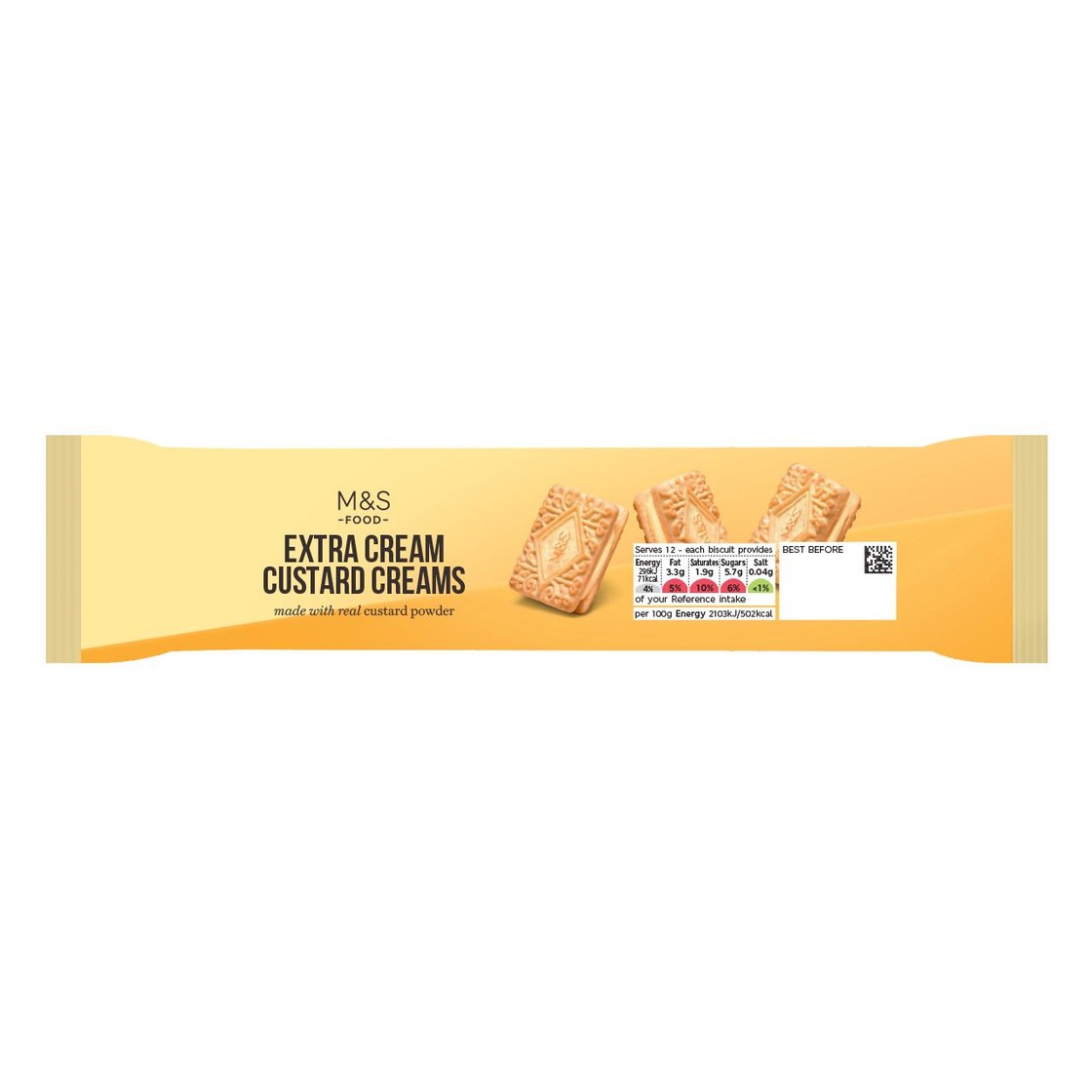 M&S Extra Cream Custard Creams - Ocado