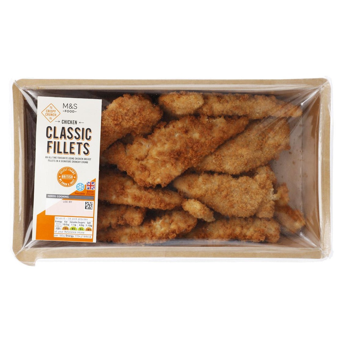 M&S British Crispy Breaded Chicken Breast Fillets - Ocado