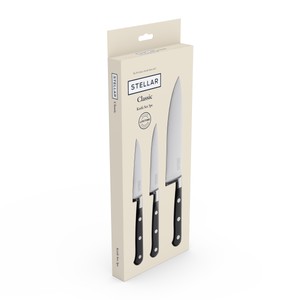 Stellar Classic 3 Piece Knife Set - Ocado