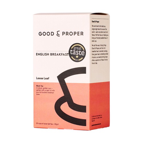 Good & Proper Tea - Loose Leaf English Breakfast Tea - Ocado