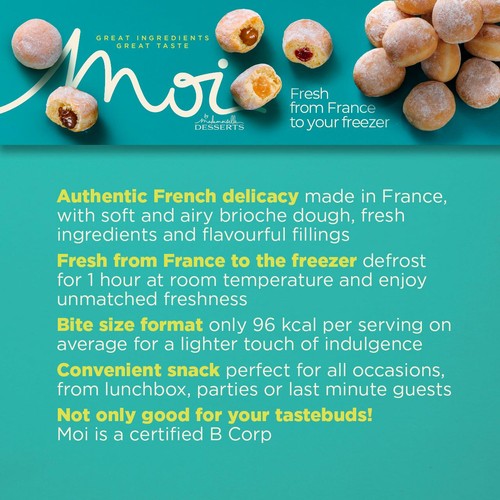 MOI Red Fruits filled Mini Beignets - Ocado