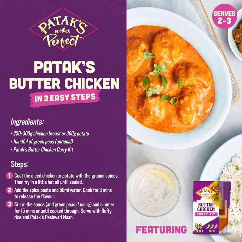 Patak's Butter Chicken Curry Kit - Ocado
