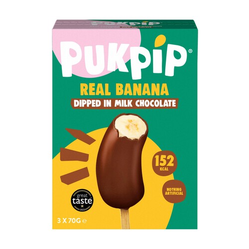 Pukpip Real Banana Dipped in Milk Chocolate - Ocado